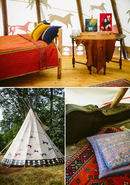 California Ranch Wedding: DIY Tepees & Weekend Celebration - Wedding Chicks