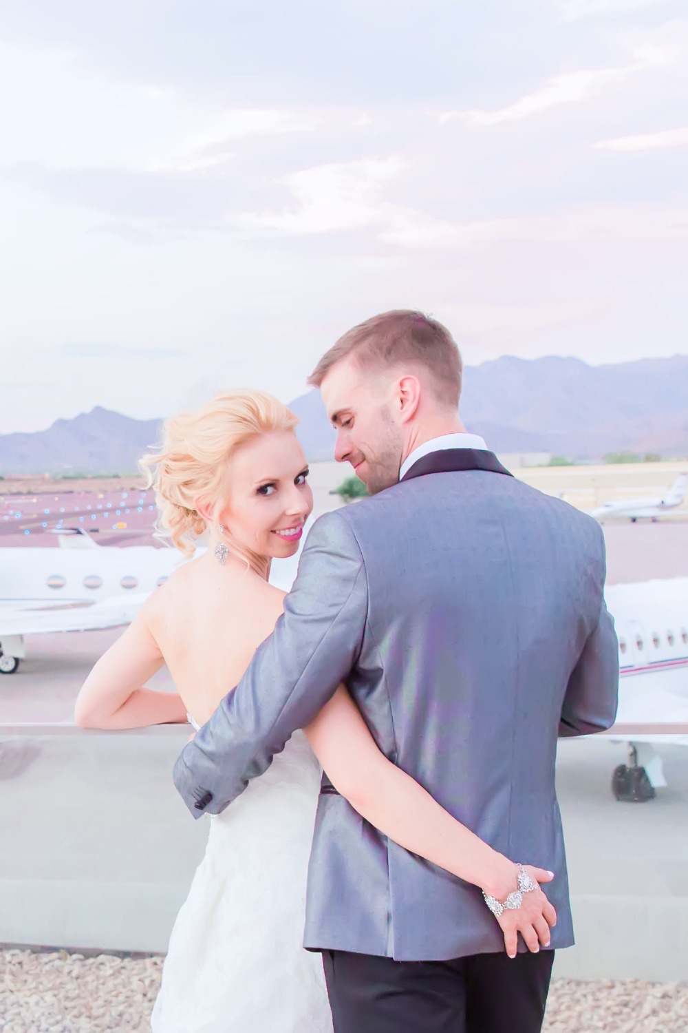 Silver And Blush Jet Set Wedding Ideas