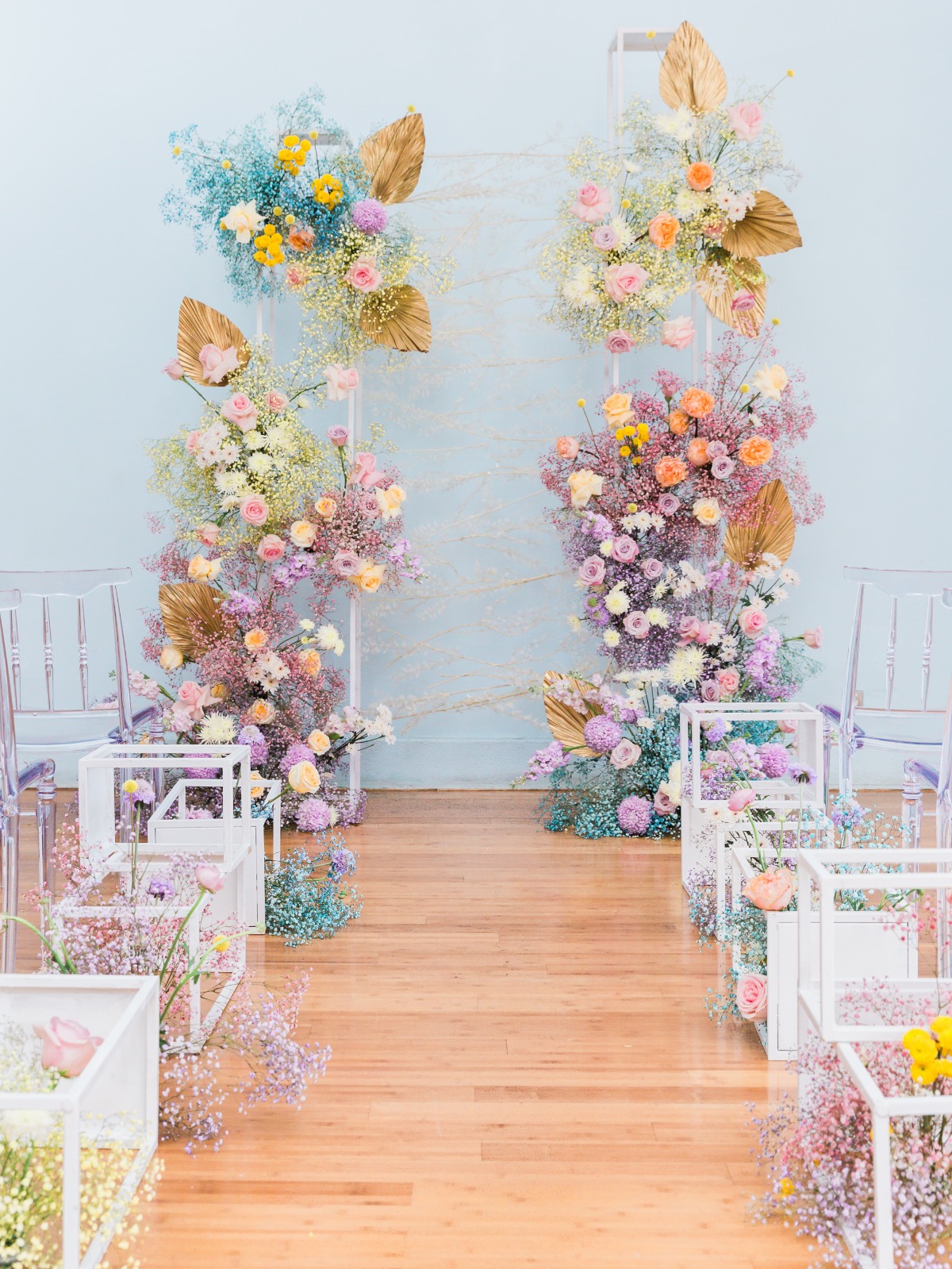 Rainbow Wedding 60 Photos Astyledwedding Rainbow Wedding 60 Photos Astyledwedding