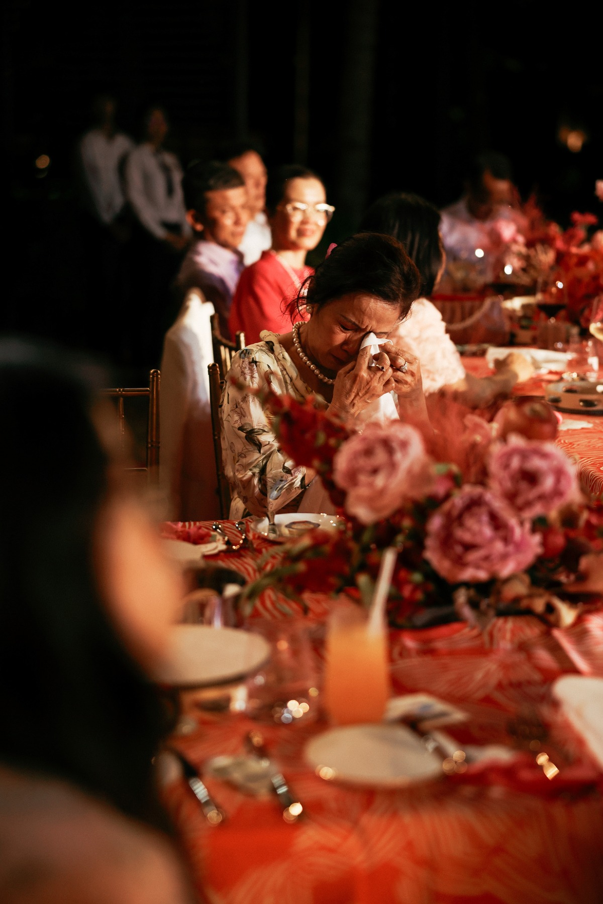Vibrant beach wedding in vietnam with a psychedelic rainbow reception ...
